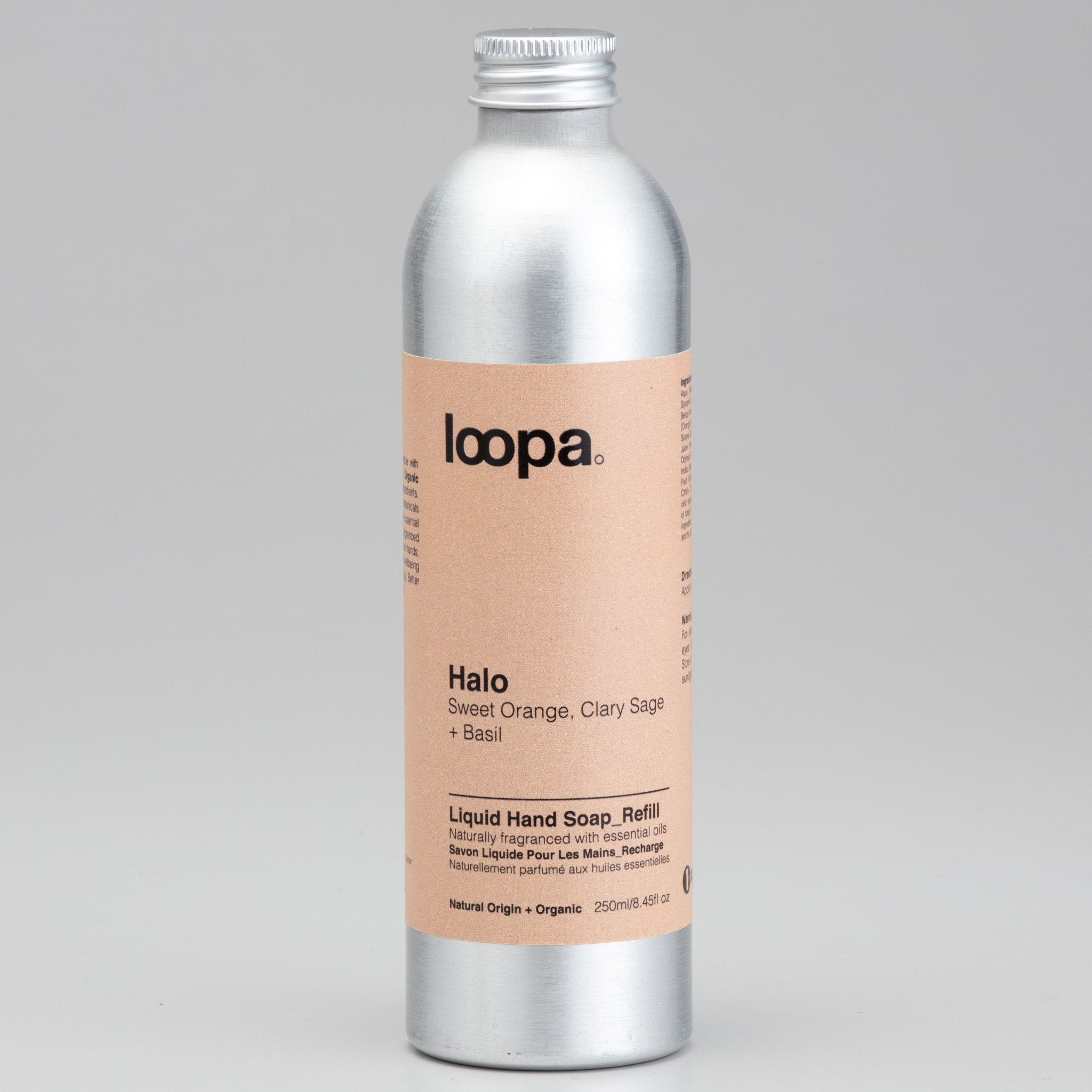 Sweet Orange, Clary Sage + Basil (Halo) - Hand Soap Refill – loopa