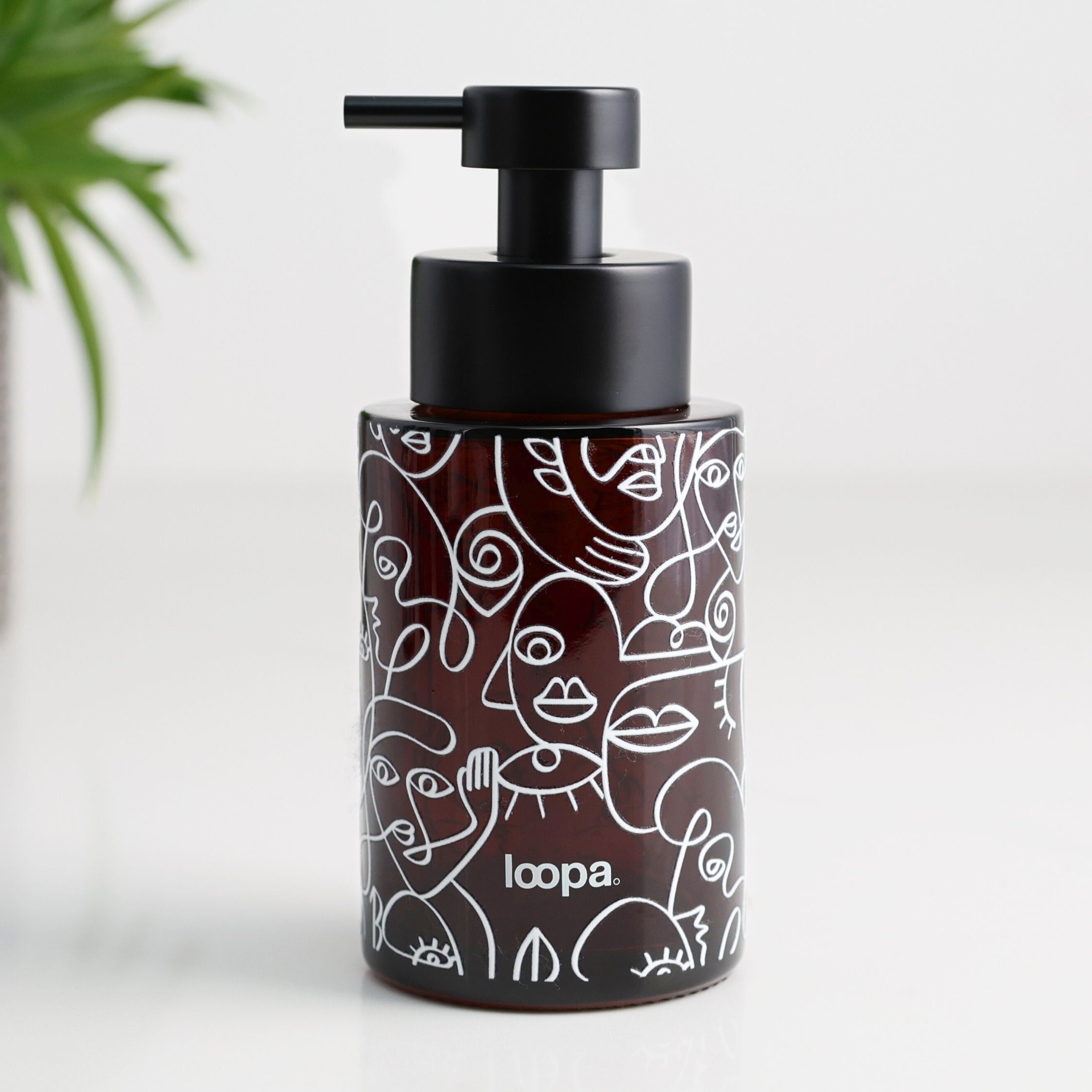 Amber Glass Dispenser Bottle, 250ml or 500ml – loopa